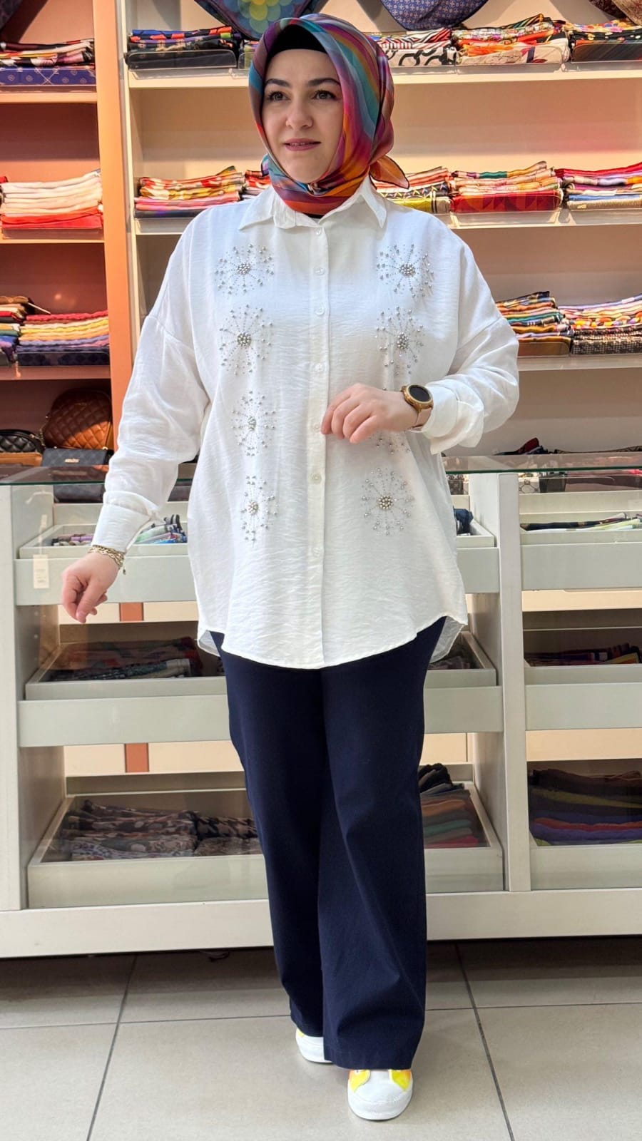 Taş Detaylı Tunik Siyah/4070 SHURP 4070